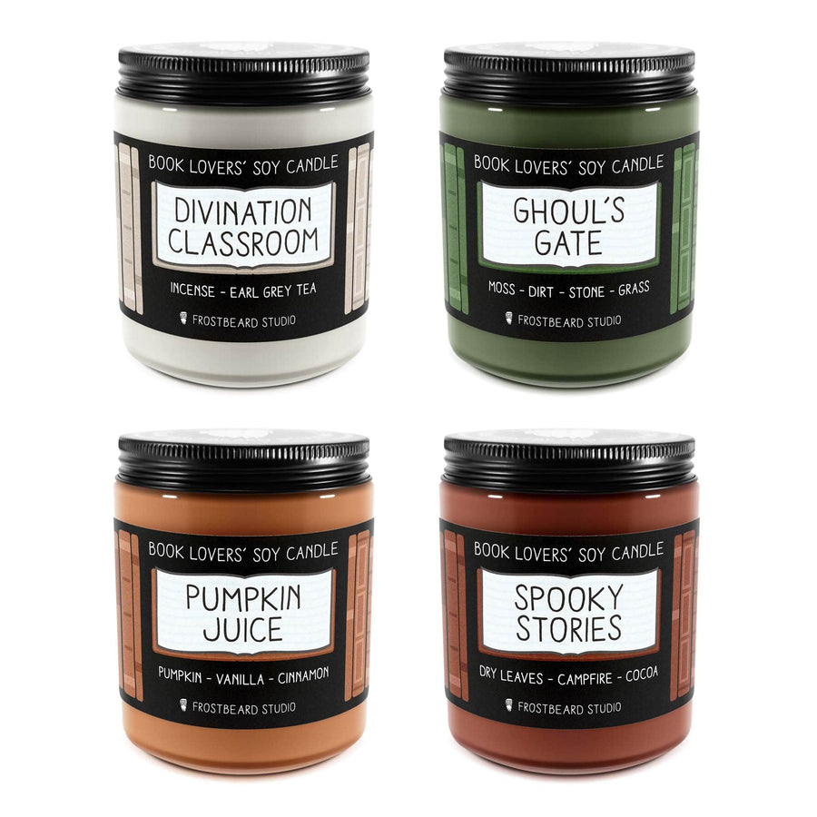 Seasonal Collection | Book Lovers' Soy Candles | Frostbeard Studio