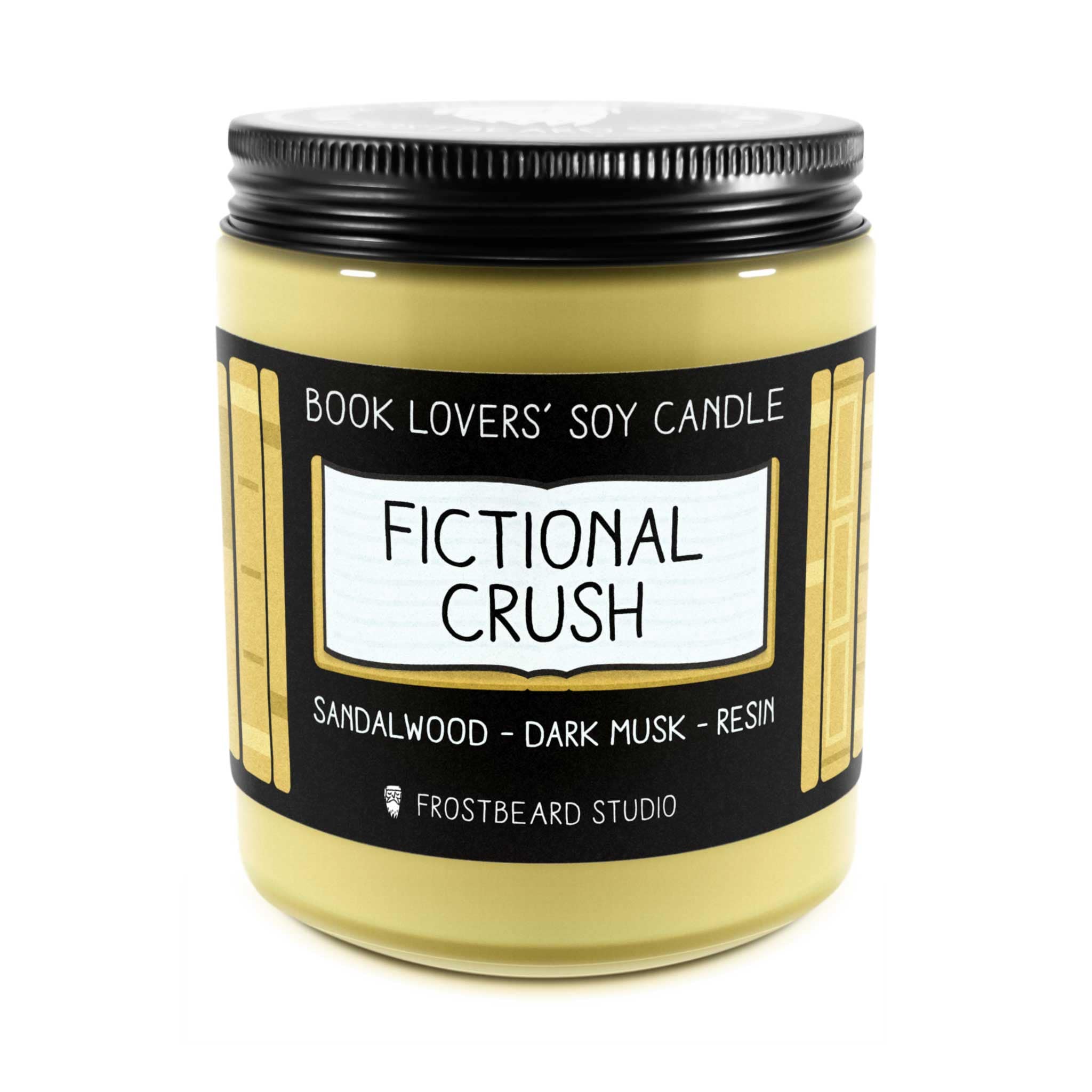 Fictional Crush︱Book Lovers' Soy Candle︱Frostbeard Studio