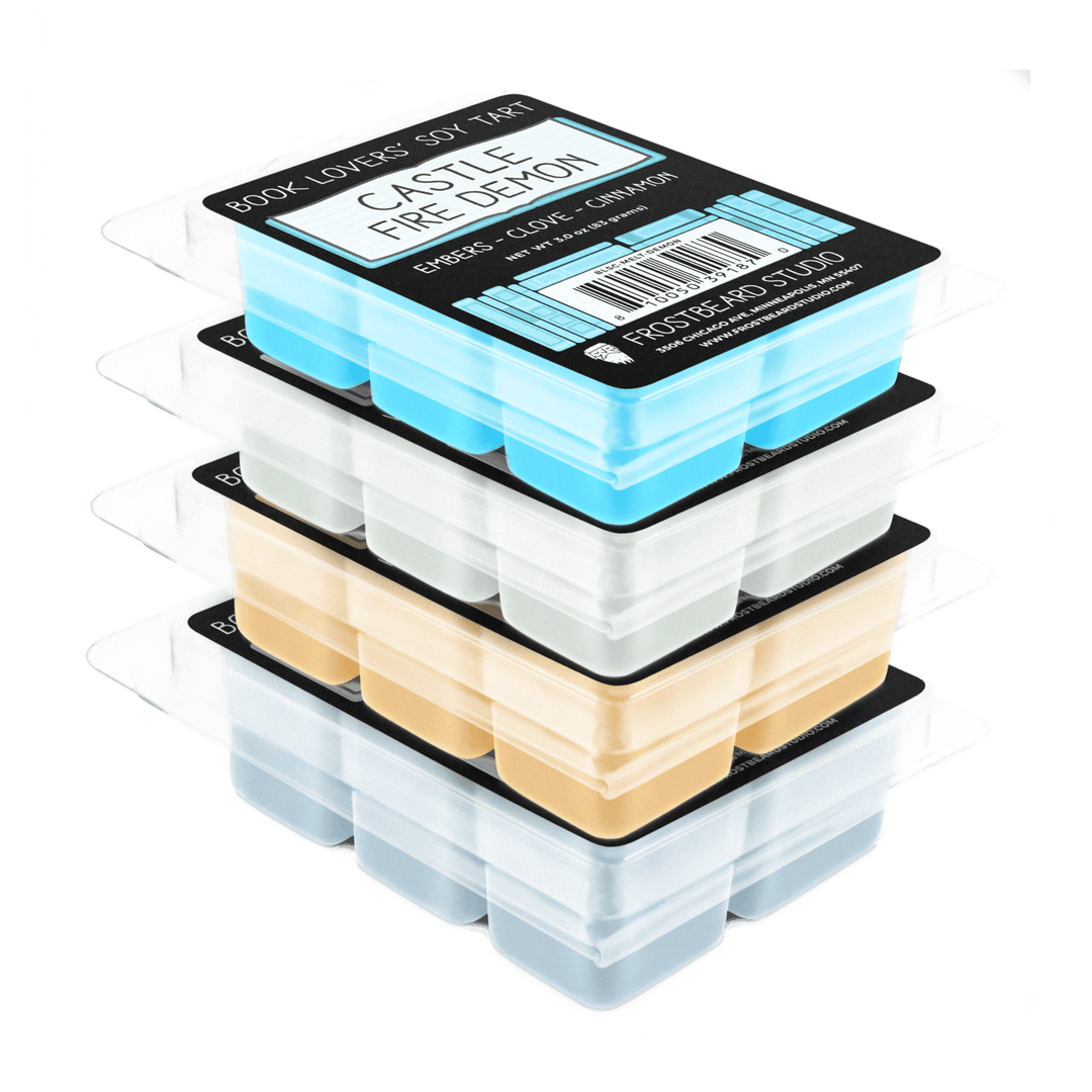 Winter Seasonal Pack︱Book Lovers' Soy Candles︱Frostbeard Studio